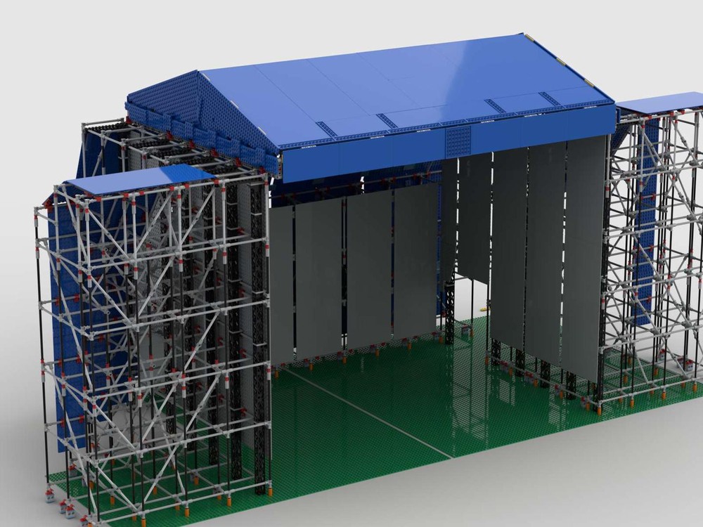 LEGO MOC Concert Stage Pink Floyd 1988 by Lelieb | Rebrickable - Build ...