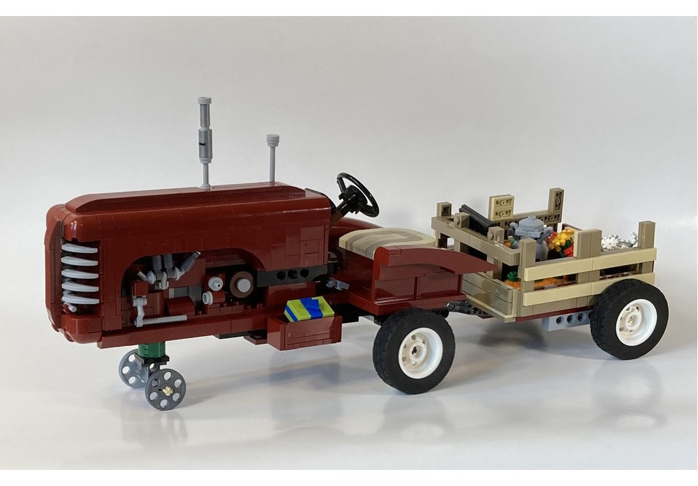 Lego Moc 10290 Pickup Tractor By Bam Mocs Rebrickable Build With Lego