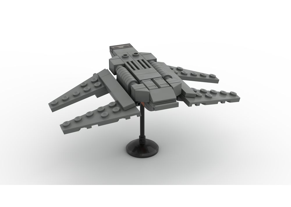 LEGO MOC Zeta-class Heavy Cargo Shuttle Micro Scale by andii ...
