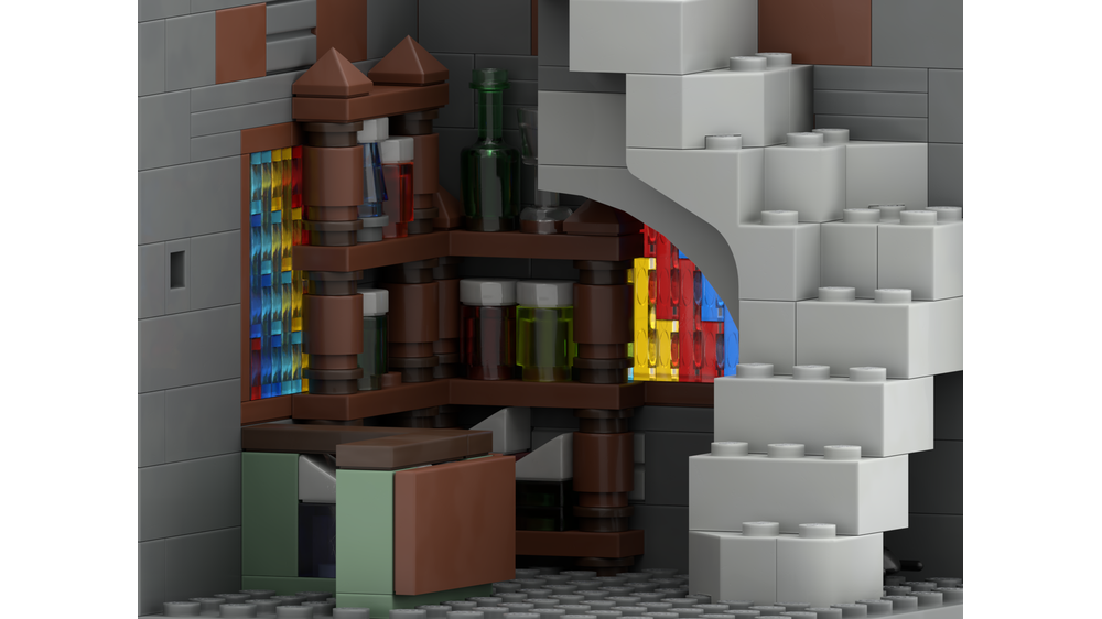 LEGO MOC Medieval Potion Shop by longjuansilver | Rebrickable - Build ...
