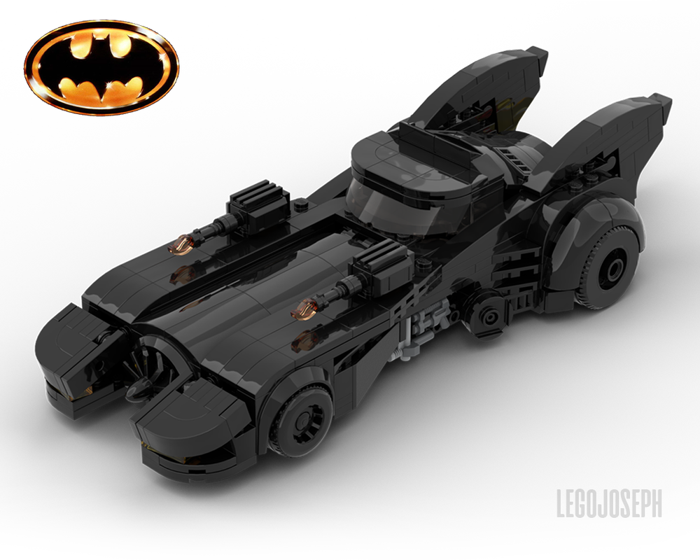 LEGO MOC 1989 Batmobile V2 by LEGOJOSEPH | Rebrickable - Build with LEGO