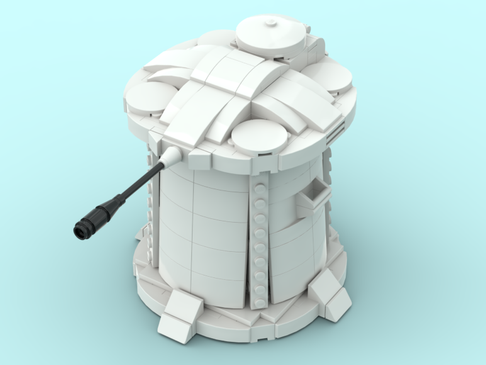 LEGO MOC DF.9 Turret by BeTheSquirrel | Rebrickable - Build with LEGO