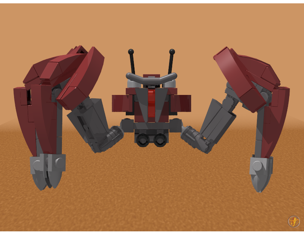 LEGO MOC LM-432 Crab Droid 4-legs by KennoMonkey | Rebrickable - Build ...