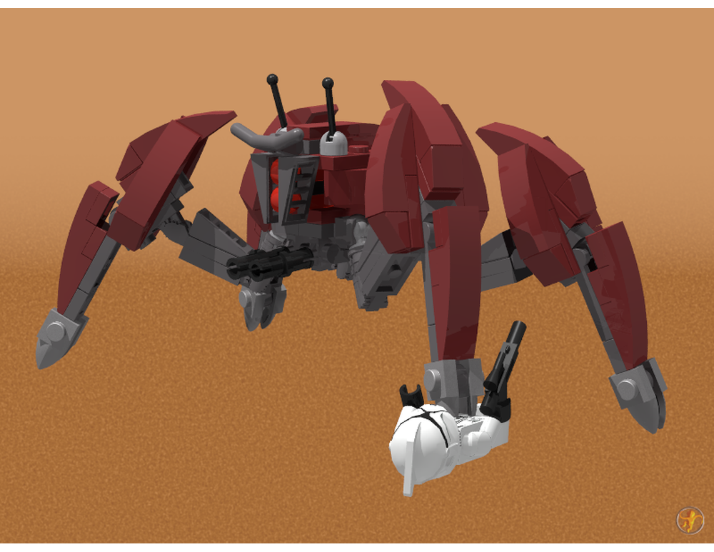 LEGO MOC LM-432 Crab Droid 4-legs by KennoMonkey | Rebrickable - Build ...