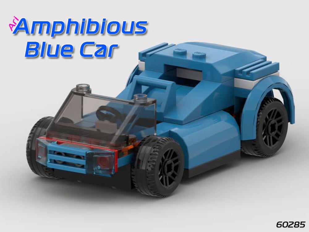 LEGO MOC 60285 Amphibious Blue Car by dLegooo | Rebrickable - Build ...