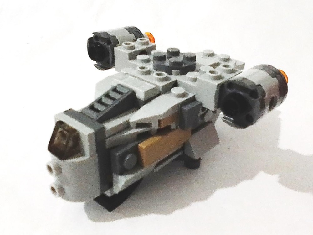LEGO MOC Micro Scale Razor Crest by hglegobr1 | Rebrickable - Build ...