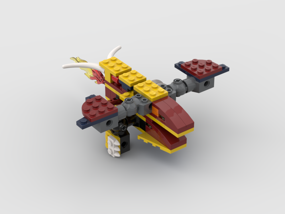 LEGO MOC Two-Headed Golden Back by leo_lego | Rebrickable - Build with LEGO