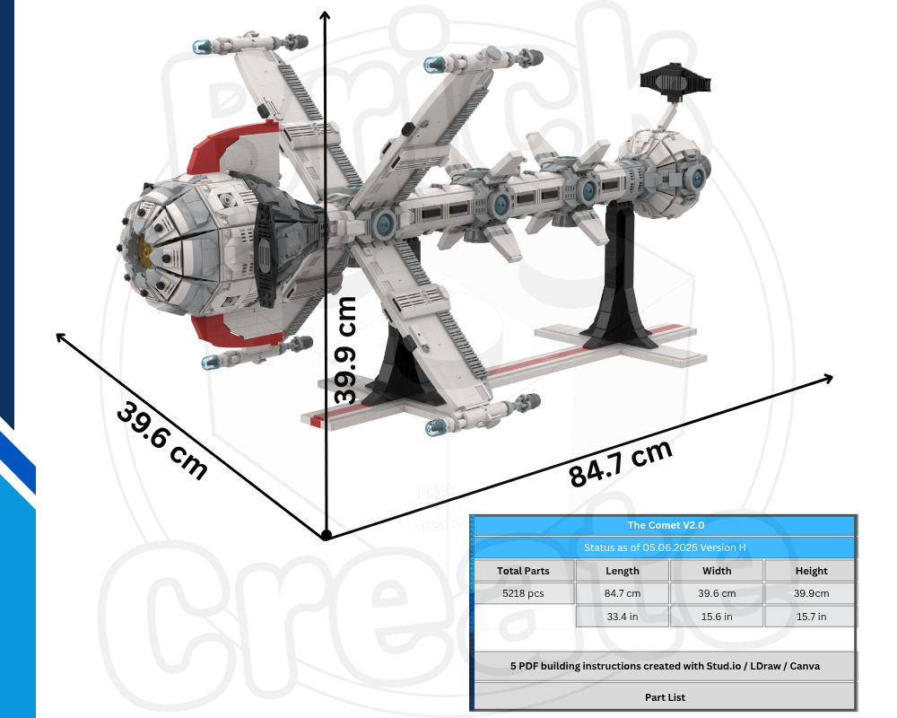 LEGO MOC The New Comet V2.0 Has Landed – Build the Legend! by ...