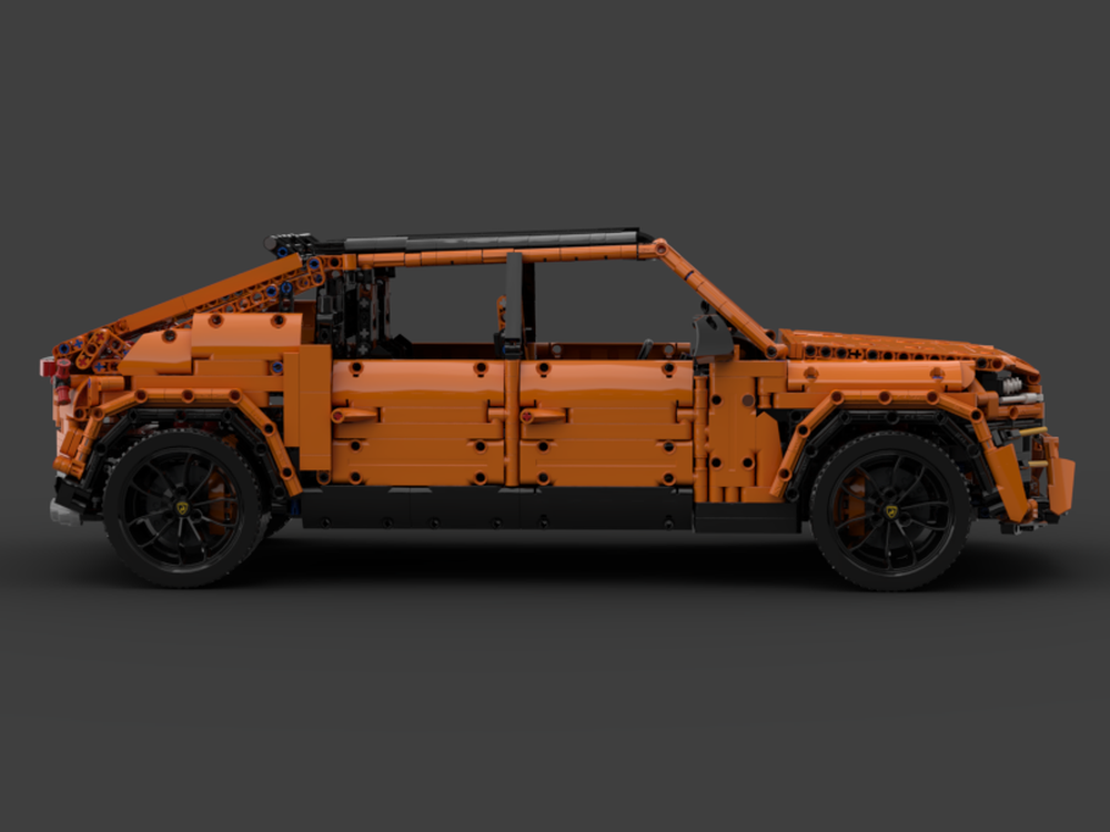Lego Moc Lego Lamborghini Urus By Sanulanr Rebrickable Build With Lego