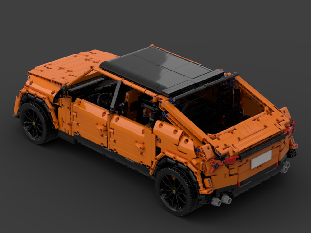 Lego Moc Lego Lamborghini Urus By Sanulanr Rebrickable Build With Lego