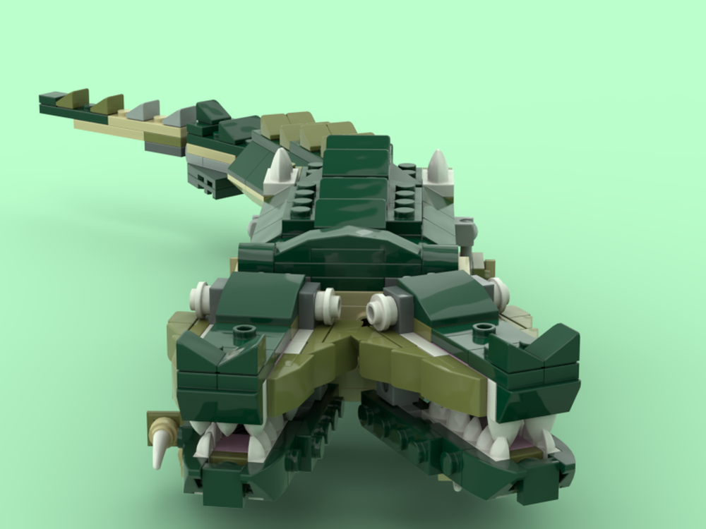 LEGO MOC Two-headed Crocodile 31121 by LegoDesigner | Rebrickable ...