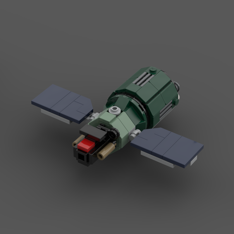 LEGO MOC Skif 17F19 soviet Space Laser Weapon platform (1:110 Saturn V ...