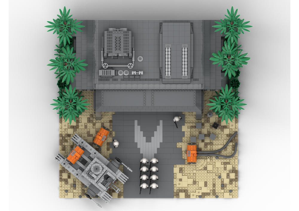 Lego Moc Sw Battle On Scarif By Sarinoo90 Rebrickable Build With Lego