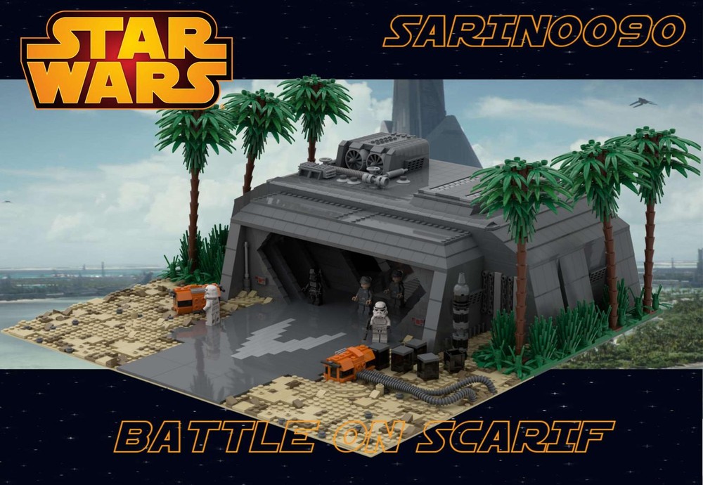 Lego battle on scarif store