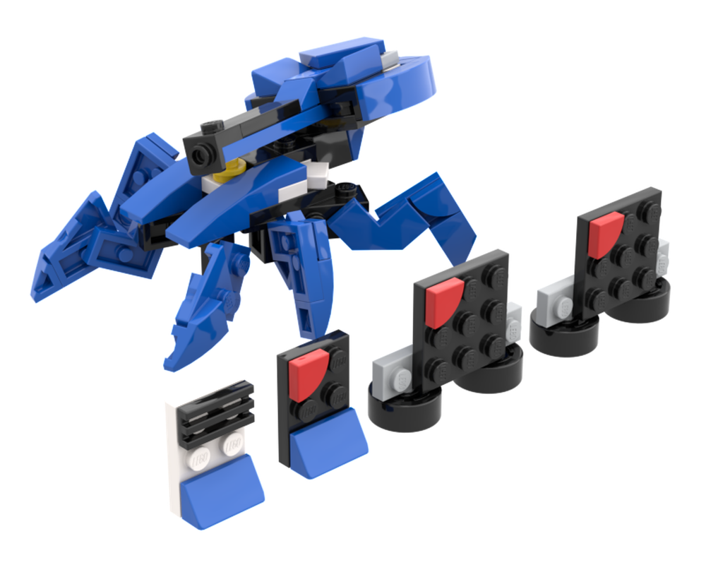 Lego Moc Spider Robot Tank With Laser Cannon From Alternative Future By