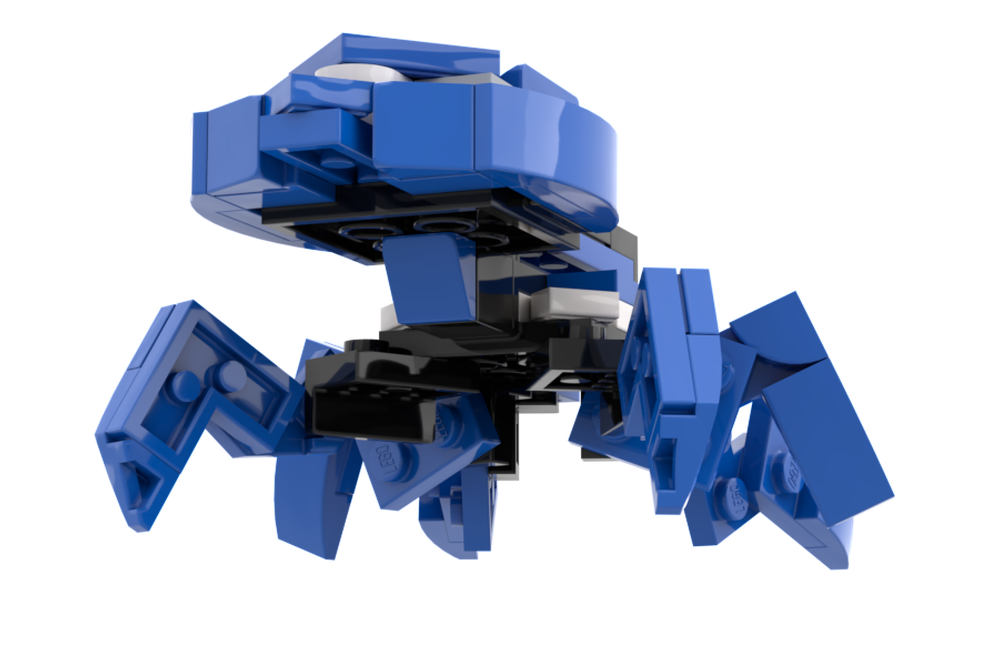 Lego Moc Spider Robot Tank With Laser Cannon From Alternative Future By