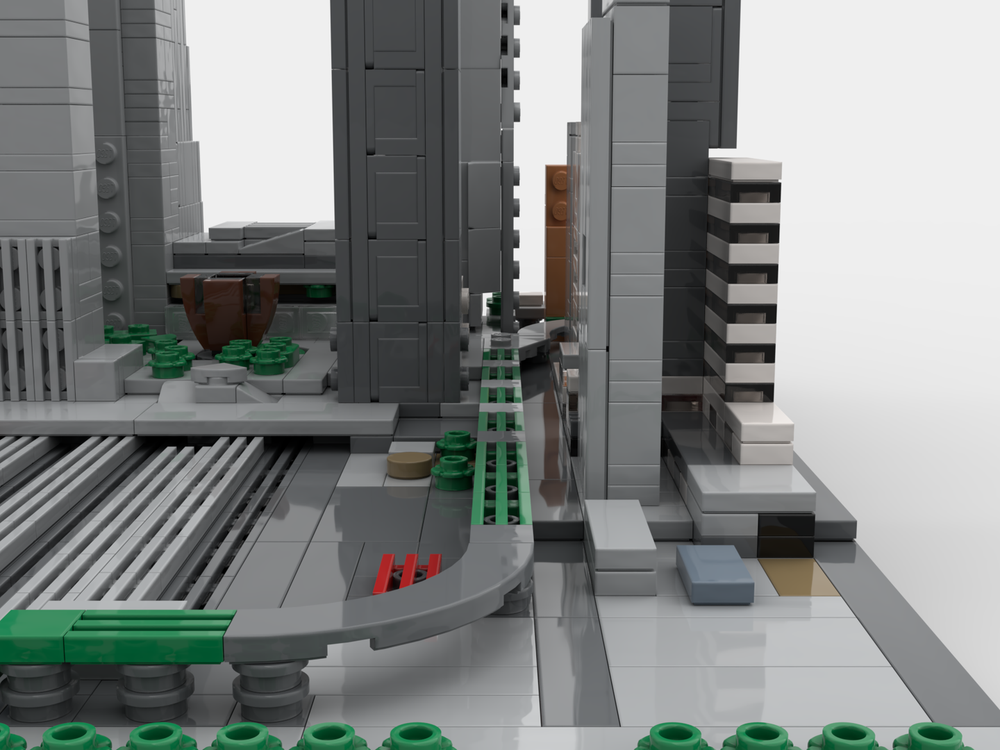 Lego Moc Hudson Yards Nyc By Taters Rebrickable Build With Lego