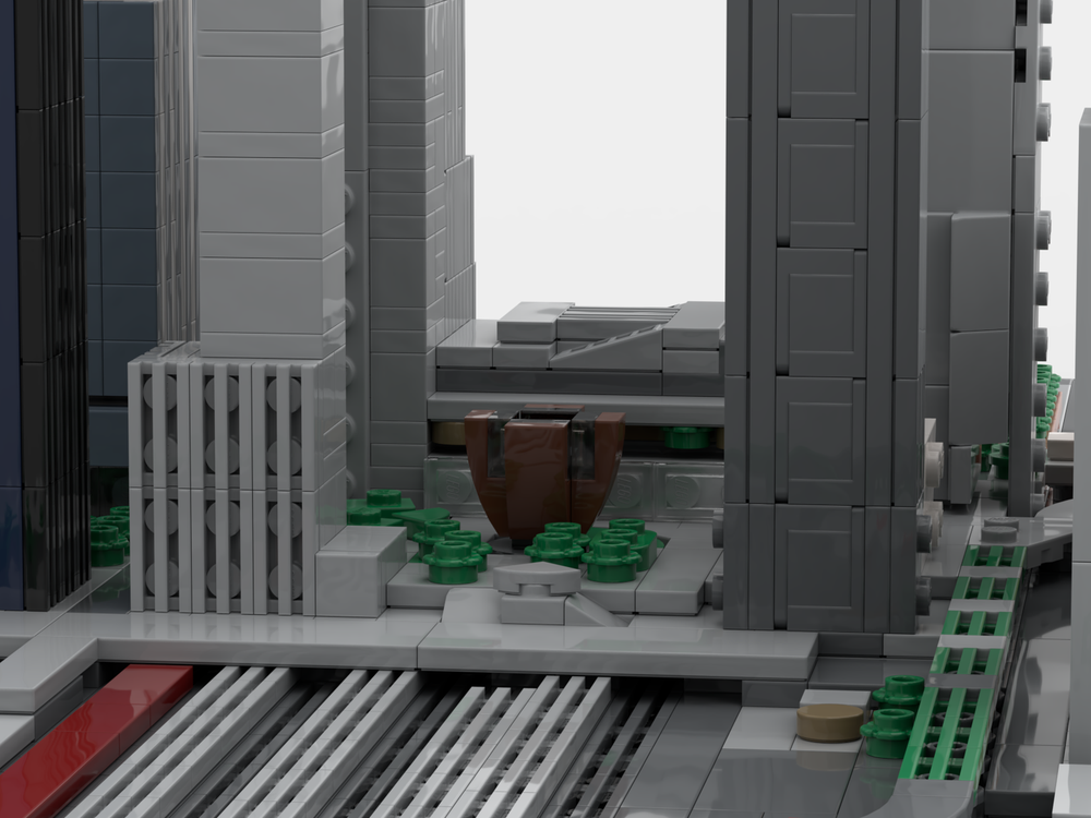Lego Moc Hudson Yards Nyc By Taters Rebrickable Build With Lego