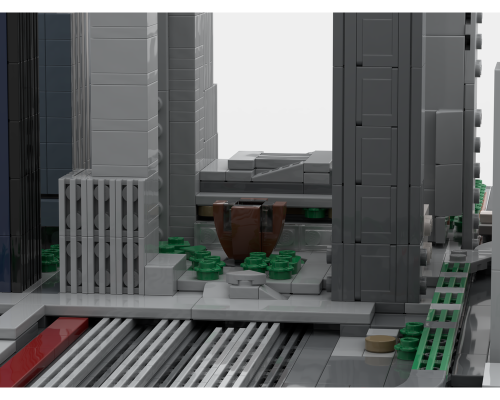 Lego Moc Hudson Yards Nyc By Taters Rebrickable Build With Lego