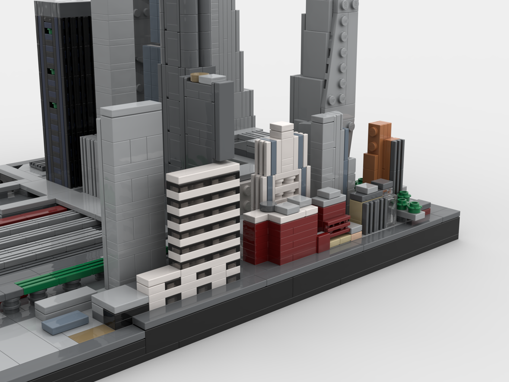 Lego Moc Hudson Yards Nyc By Taters Rebrickable Build With Lego
