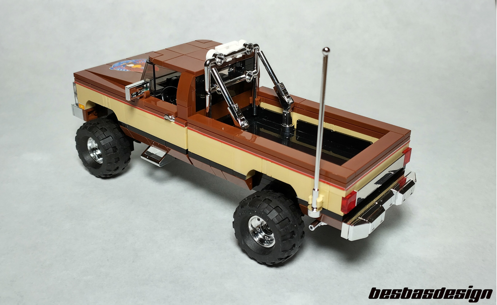 Lego Moc 1982 Gmc K 2500 Sierra Grande Wideside From The Fall Guy