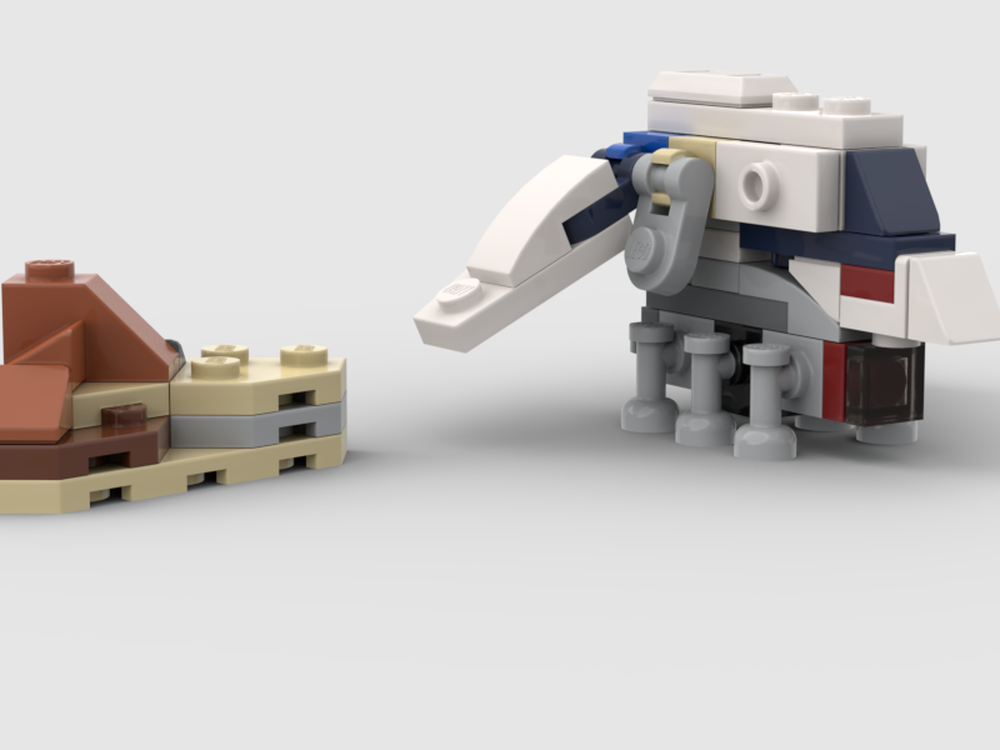 LEGO MOC Micro At-te&dropship by x_luca_x3 | Rebrickable - Build with LEGO