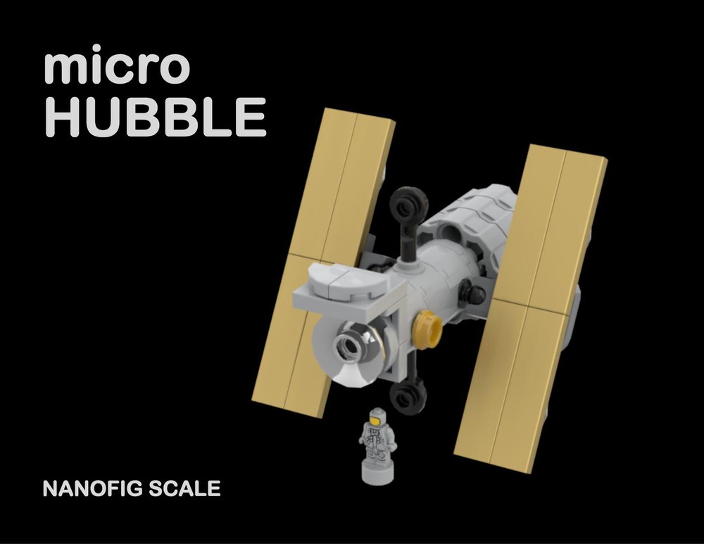 LEGO MOC micro Hubble by KennoMonkey | Rebrickable - Build with LEGO