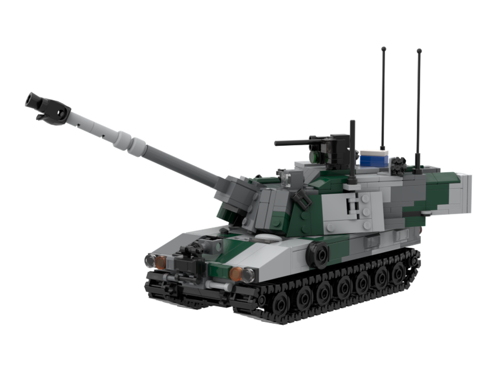 LEGO MOC M109 Paladin Camo Version by Somerslego | Rebrickable - Build ...