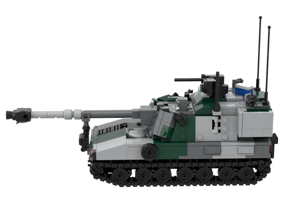 LEGO MOC M109 Paladin Camo Version by Somerslego | Rebrickable - Build ...