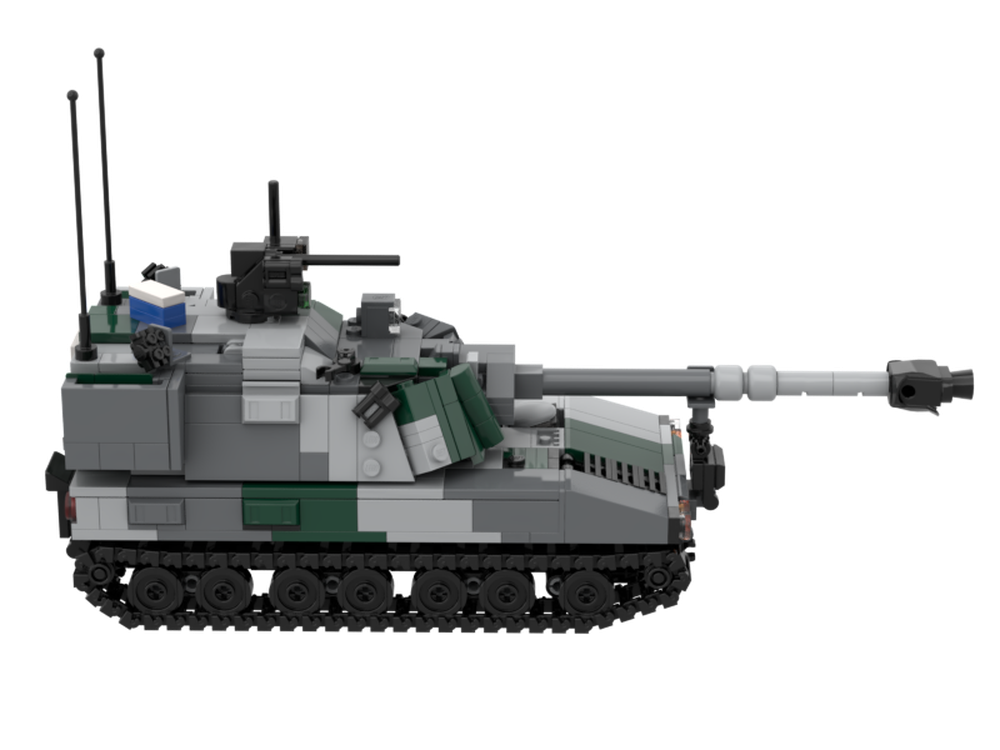 Lego Moc M109 Paladin Camo Version By Somerslego Rebrickable Build