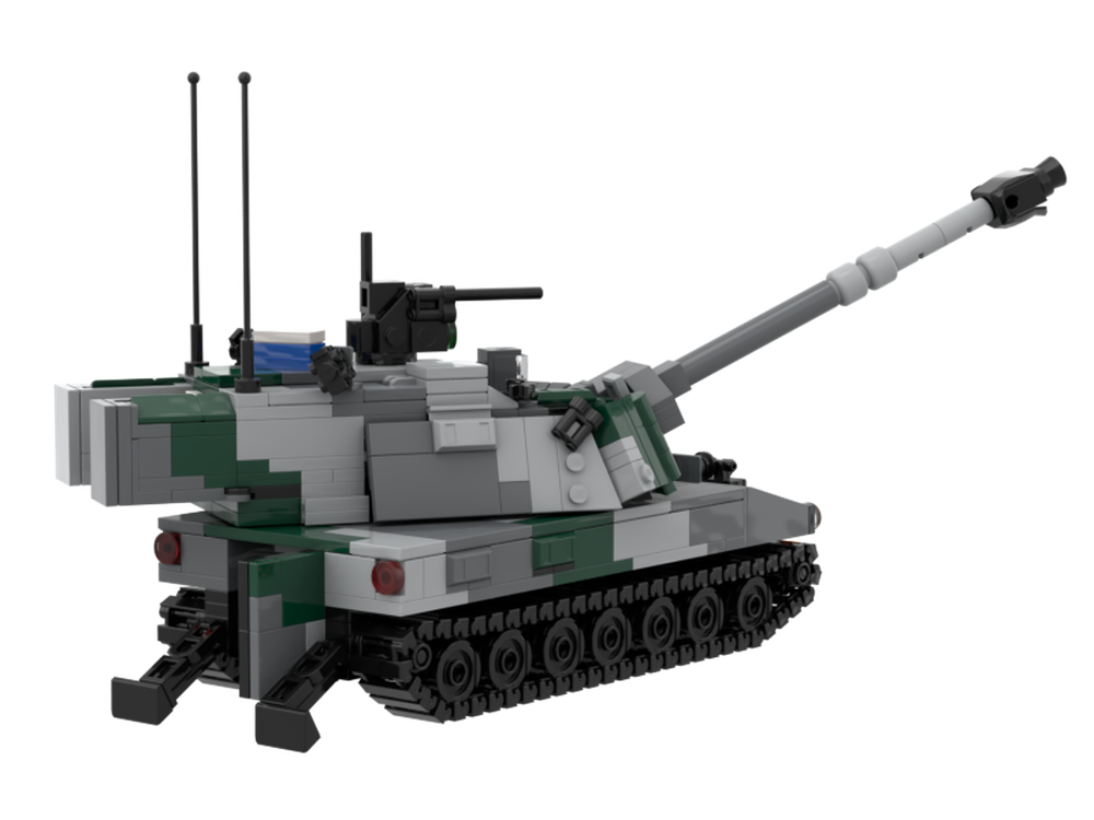 LEGO MOC M109 Paladin Camo Version by Somerslego | Rebrickable - Build ...