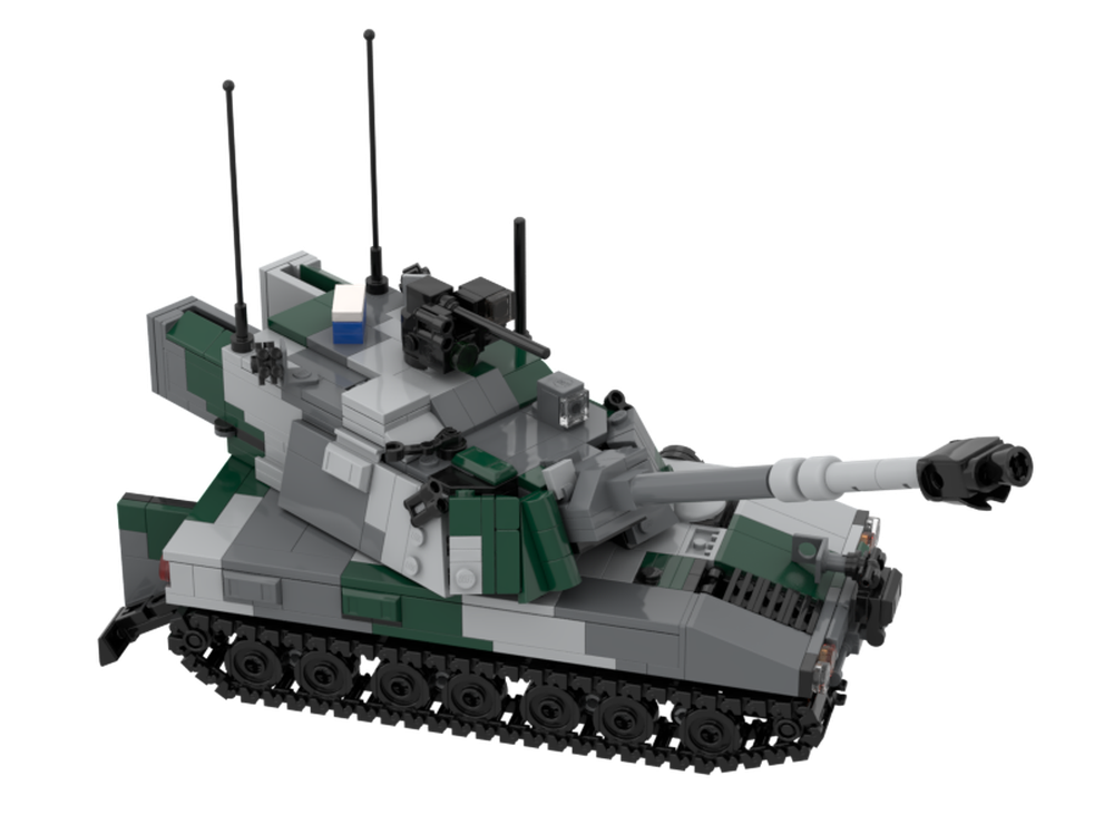 LEGO MOC M109 Paladin Camo Version by Somerslego | Rebrickable - Build ...