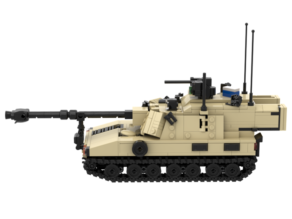 LEGO MOC M109 Paladin Tan Version by Somerslego | Rebrickable - Build ...