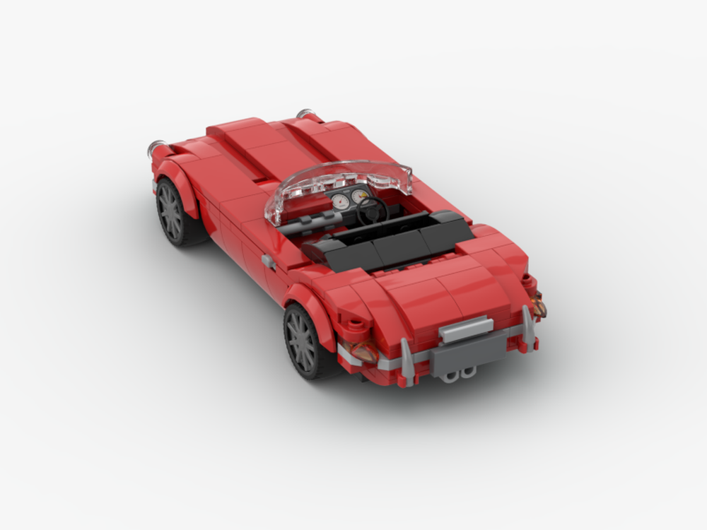Lego Moc Jaguar E Type By Doubleubricks Rebrickable Build With Lego