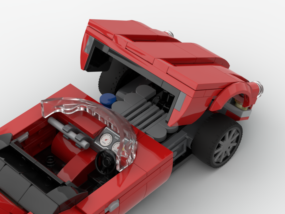 Lego Moc Jaguar E Type By Doubleubricks Rebrickable Build With Lego