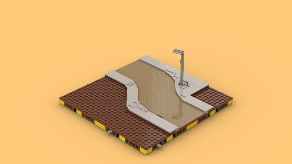 LEGO MOC-140750 Dutch Road Bricks One-way S-shape MILS 32x32 by ...