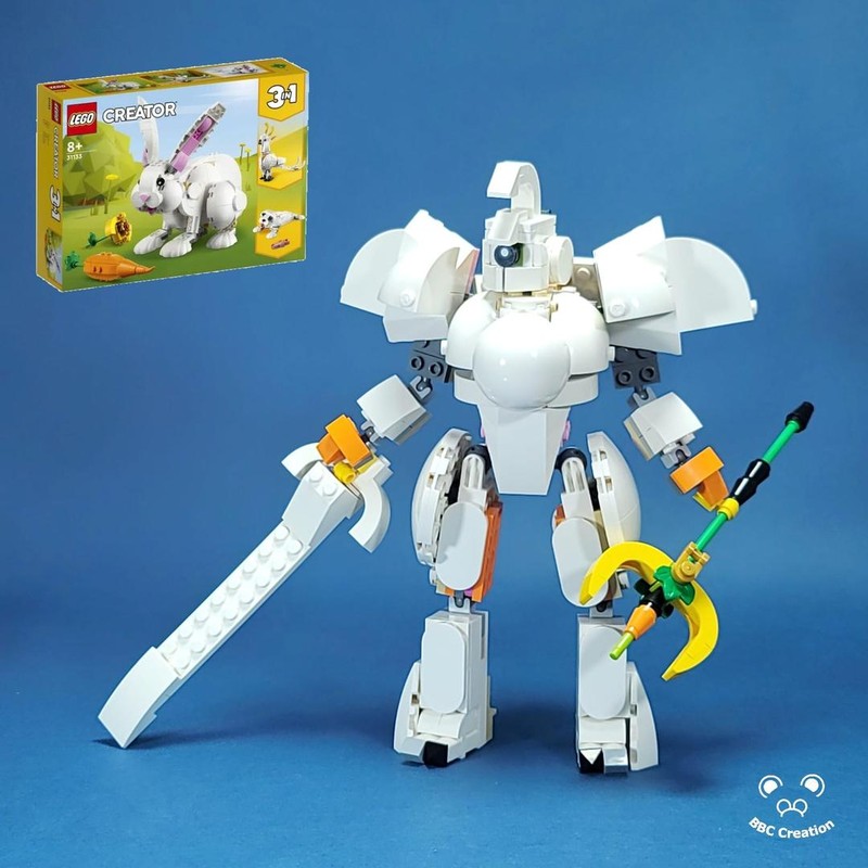 LEGO MOC White Knight by bbchai | Rebrickable - Build with LEGO