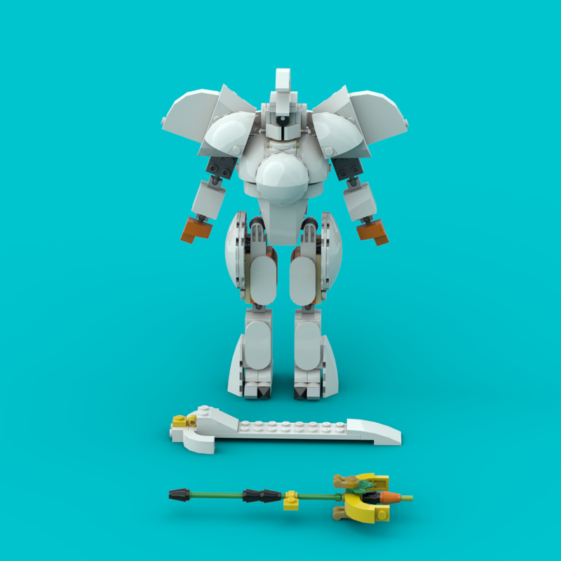 LEGO MOC White Knight by bbchai | Rebrickable - Build with LEGO