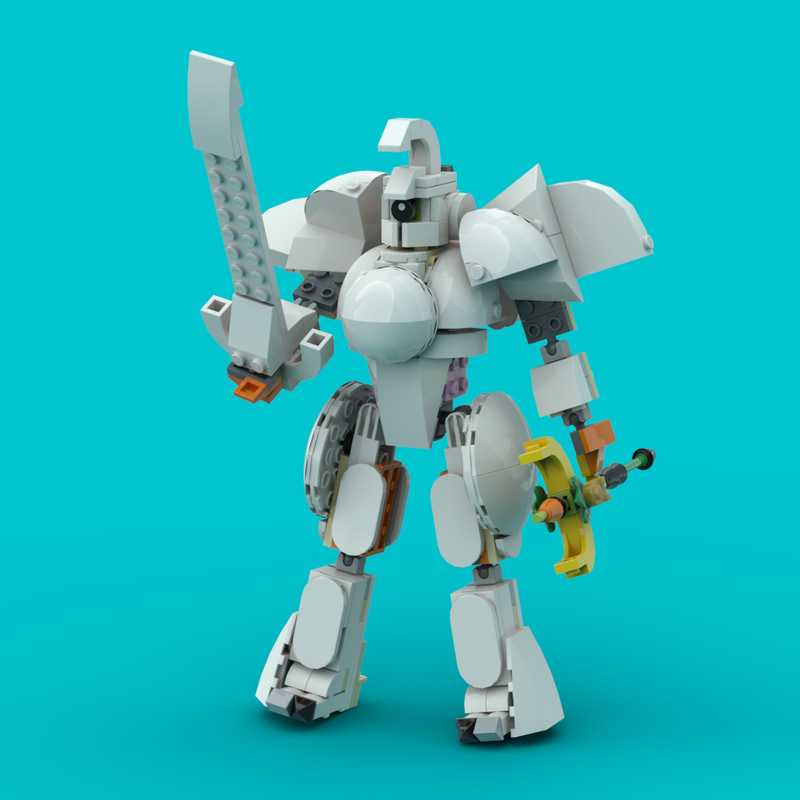 LEGO MOC White Knight by bbchai | Rebrickable - Build with LEGO