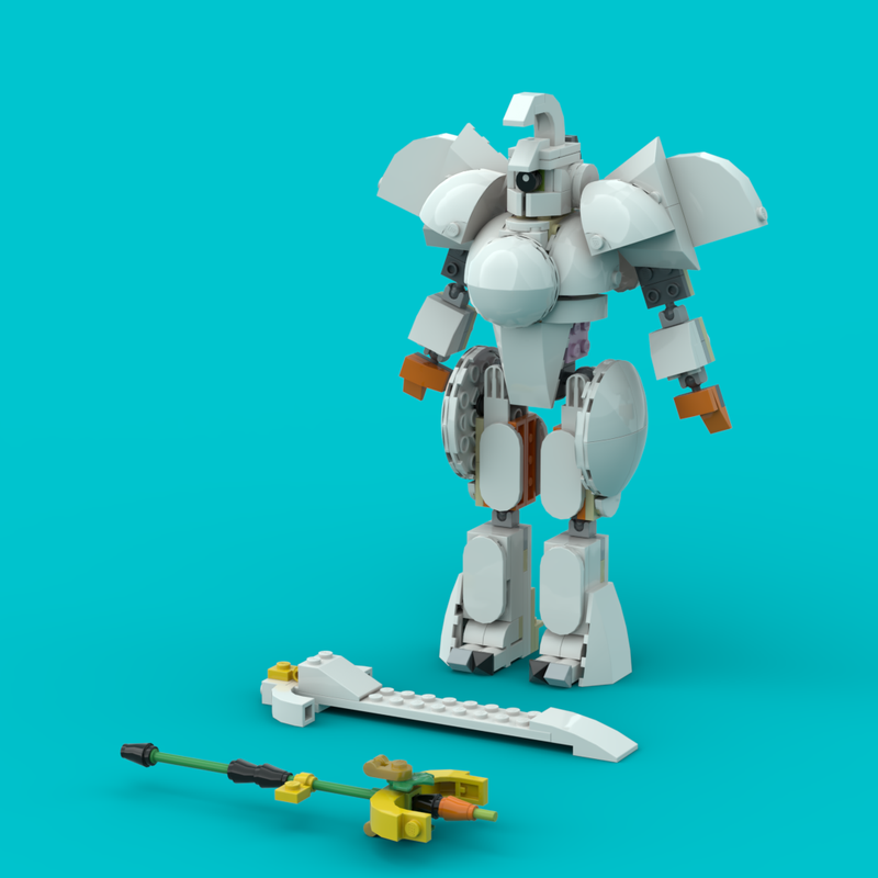 LEGO MOC White Knight by bbchai | Rebrickable - Build with LEGO