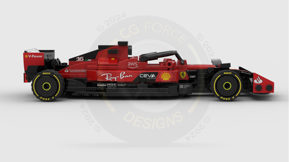 LEGO MOC-140793 F1 Ferrari SF-23 by CGForceDesigns | Rebrickable ...