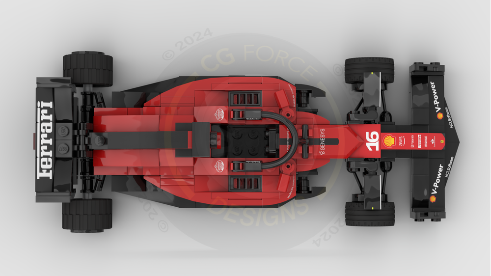LEGO MOC F1 Ferrari SF-23 by CGForceDesigns | Rebrickable - Build with LEGO
