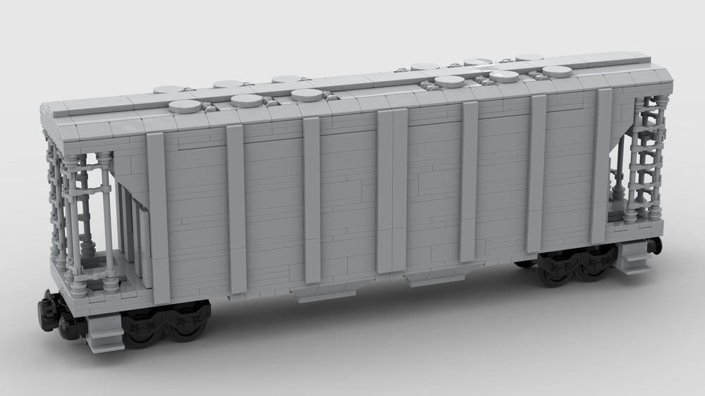 LEGO MOC Wagon Covered Hopper - B&O - MOC by Mimi68 | Rebrickable ...