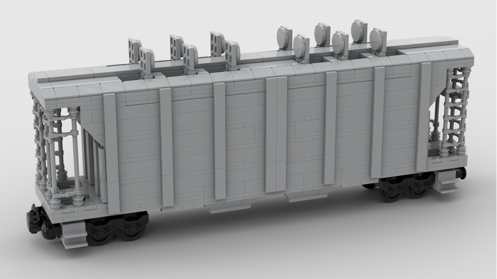 LEGO MOC Wagon Covered Hopper - B&O - MOC by Mimi68 | Rebrickable ...