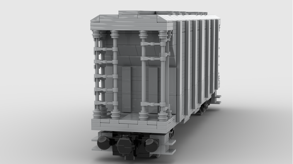LEGO MOC Wagon Covered Hopper - B&O - MOC by Mimi68 | Rebrickable ...
