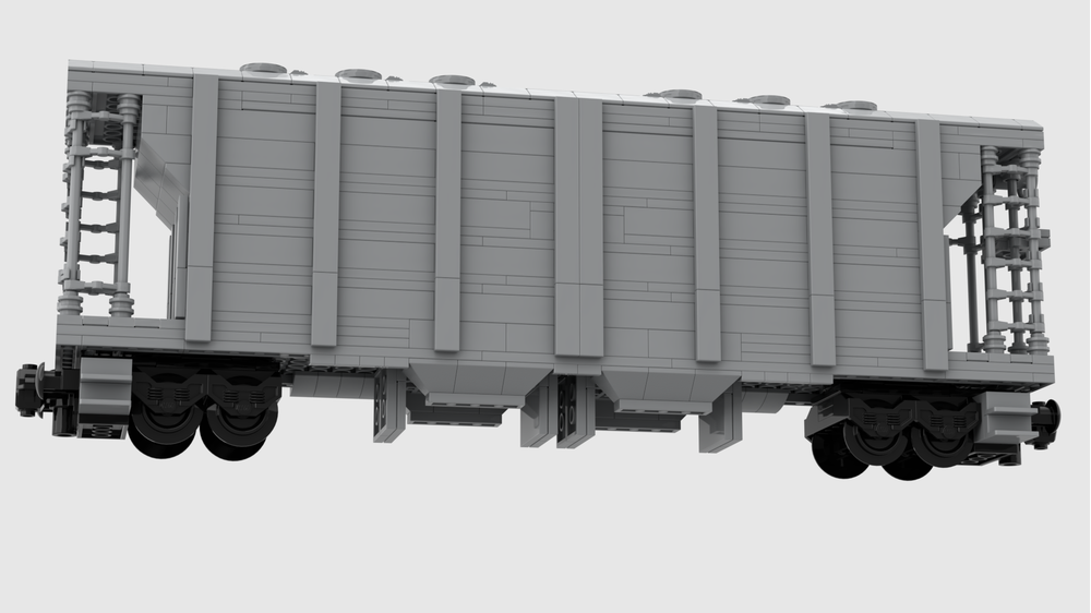 LEGO MOC Wagon Covered Hopper - B&O - MOC by Mimi68 | Rebrickable ...