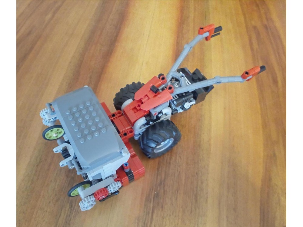 LEGO MOC Single-axle tractor with twin tires and PTO on/off by Larsagri ...
