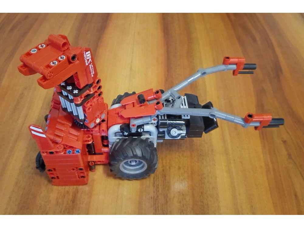 LEGO MOC Single-axle tractor with twin tires and PTO on/off by Larsagri ...