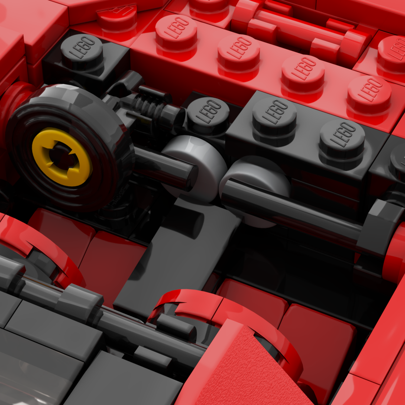 LEGO MOC Ferrari F8 Tributo by HeadlightBricks | Rebrickable - Build ...
