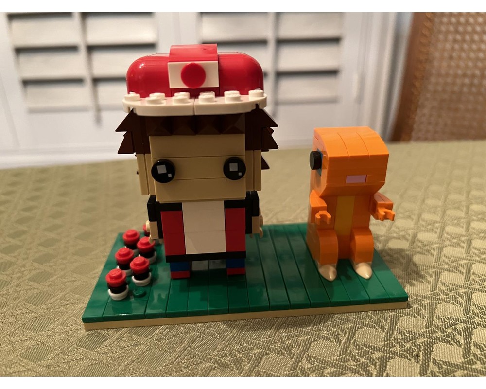 LEGO MOC Trainer Red and Charmander by TheOGOddLlama | Rebrickable ...